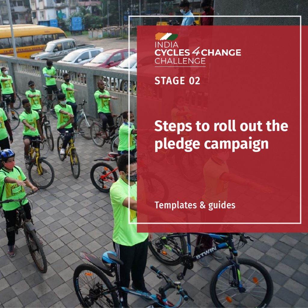 Pledge Campaign Cycles For Change Challenge
